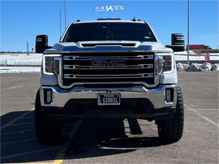 2021 GMC Sierra 2500 HD Wheel Offset Aggressive > 1" Outside Fender ...