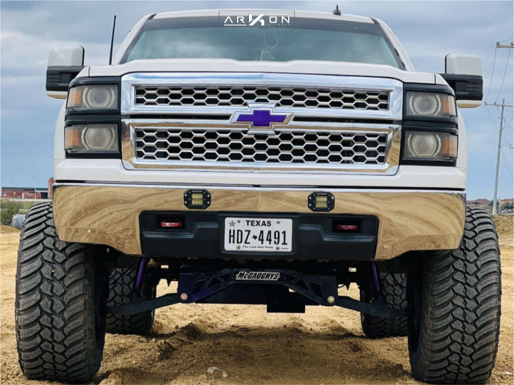 2014 Chevrolet Silverado 1500 Wheel Offset Aggressive > 1" Outside ...