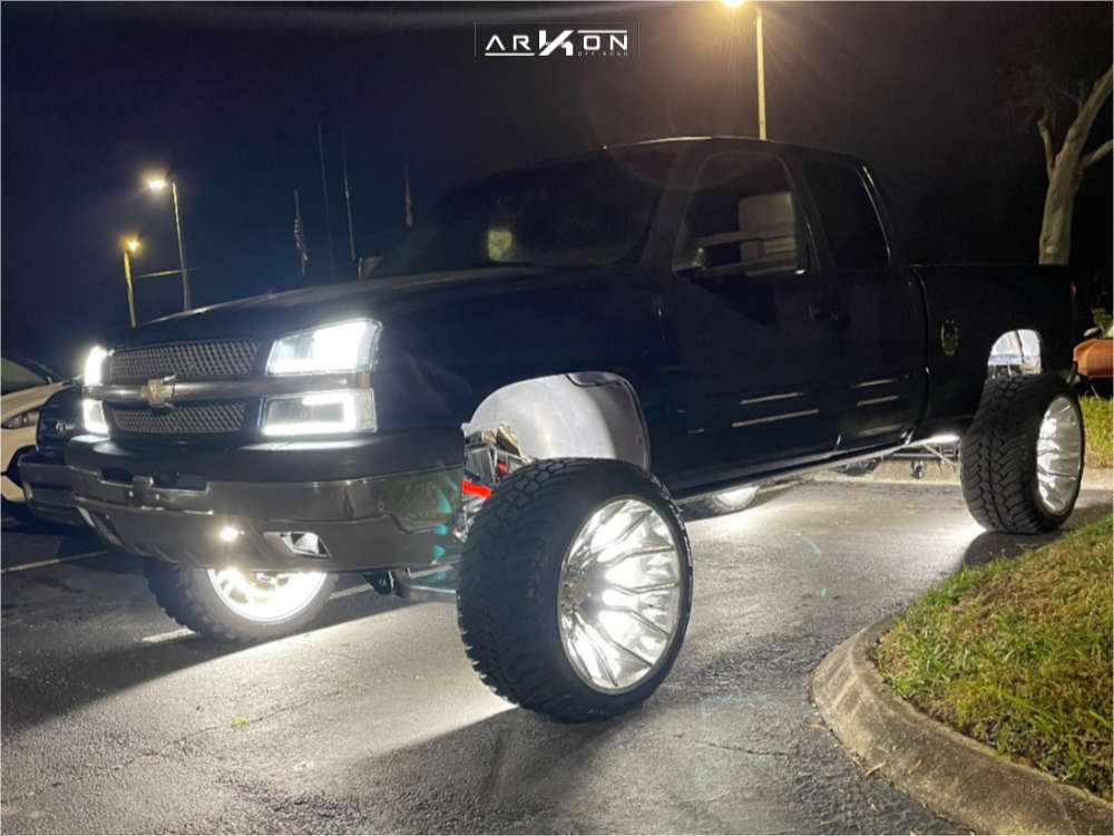 2005 Chevrolet Silverado 1500 Wheel Offset Super Aggressive 3"-5 ...