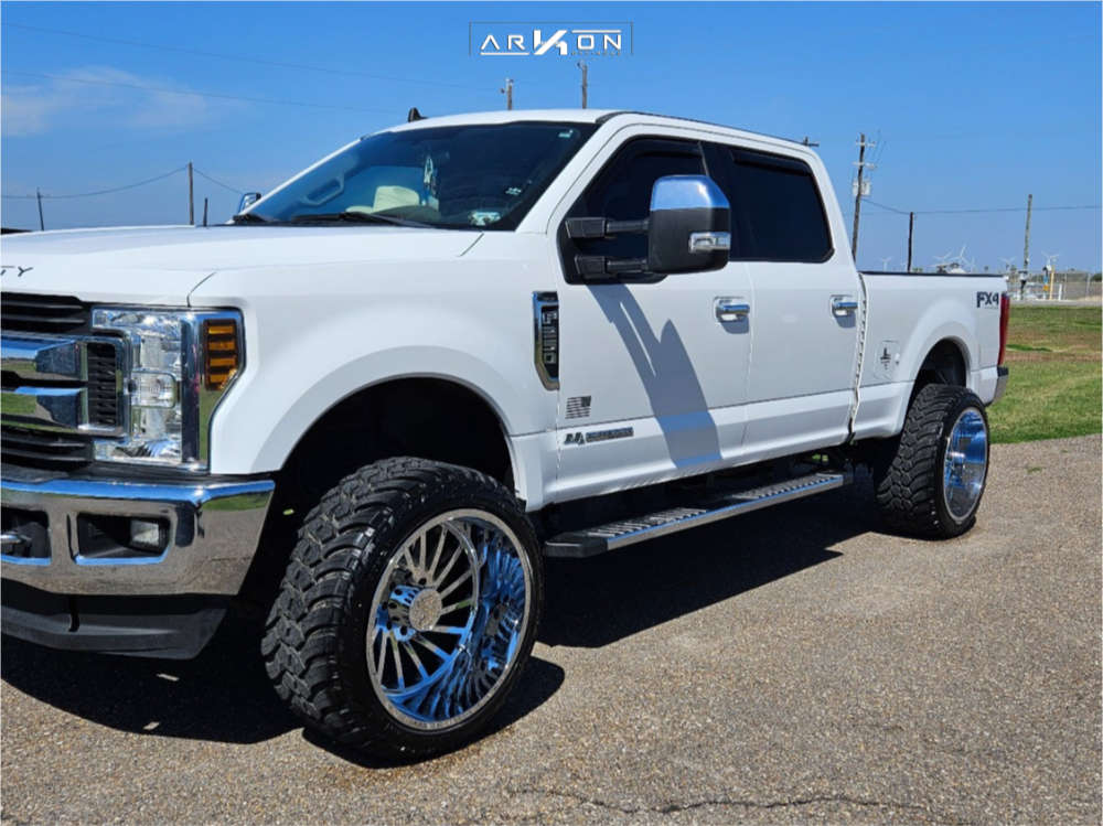 2019 Ford F-250 Super Duty Wheel Offset Super Aggressive 3"-5" Leveling ...
