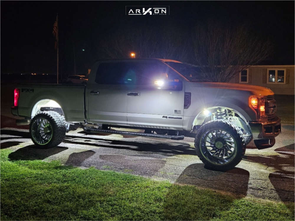 2019 Ford F-250 Super Duty Wheel Offset Super Aggressive 3"-5" Leveling ...