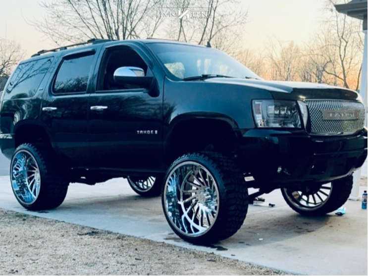 2007 Chevrolet Tahoe Wheel Offset Slightly Aggressive Suspension Lift 7 ...