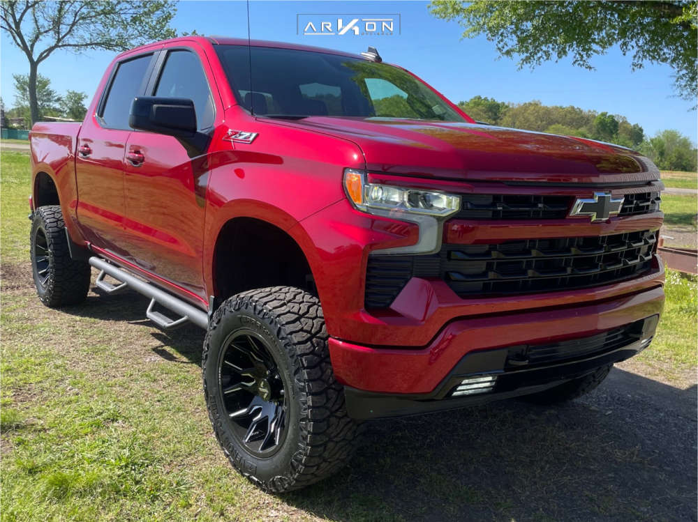 2024 Chevrolet Silverado 1500 Wheel Offset Aggressive > 1" Outside ...