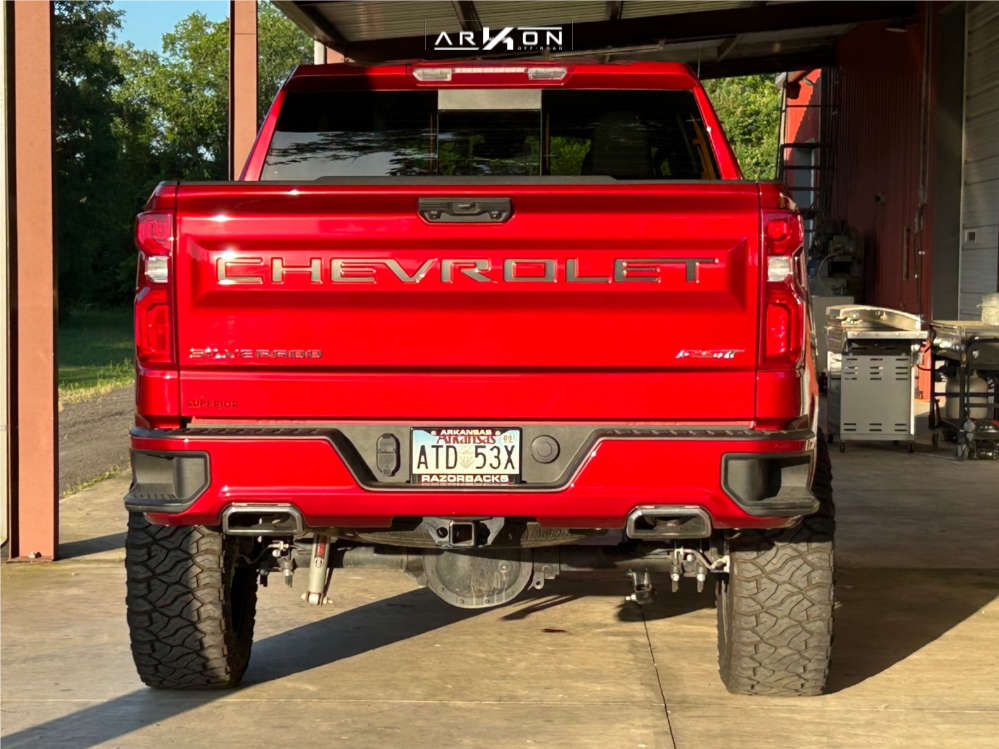 2024 Chevrolet Silverado 1500 Wheel Offset Aggressive > 1" Outside ...