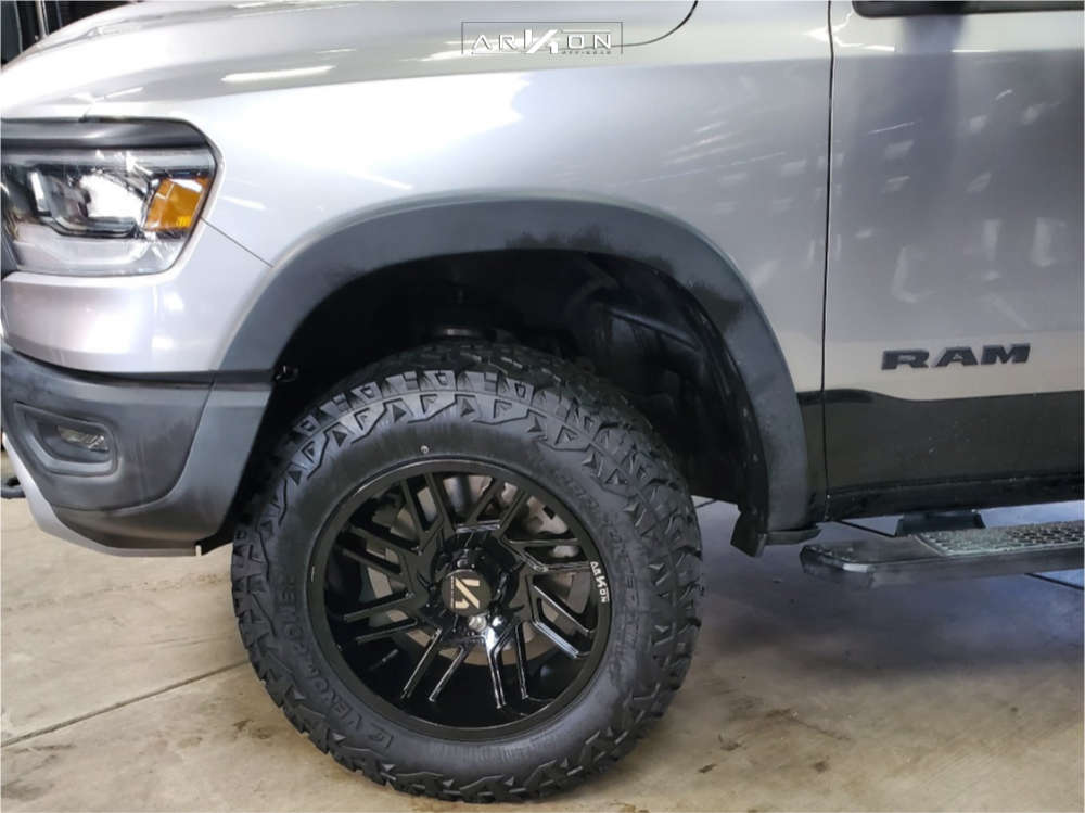 2020 Ram 1500 Wheel Offset Aggressive > 1" Outside Fender Suspension ...