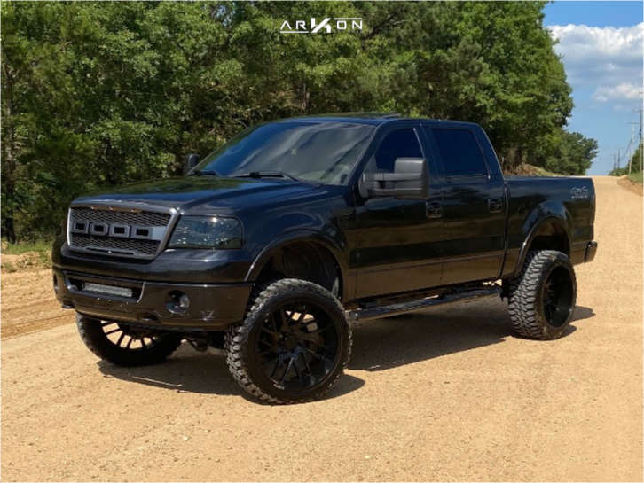 2006 Ford F-150 Wheel Offset Aggressive > 1" Outside Fender Suspension ...