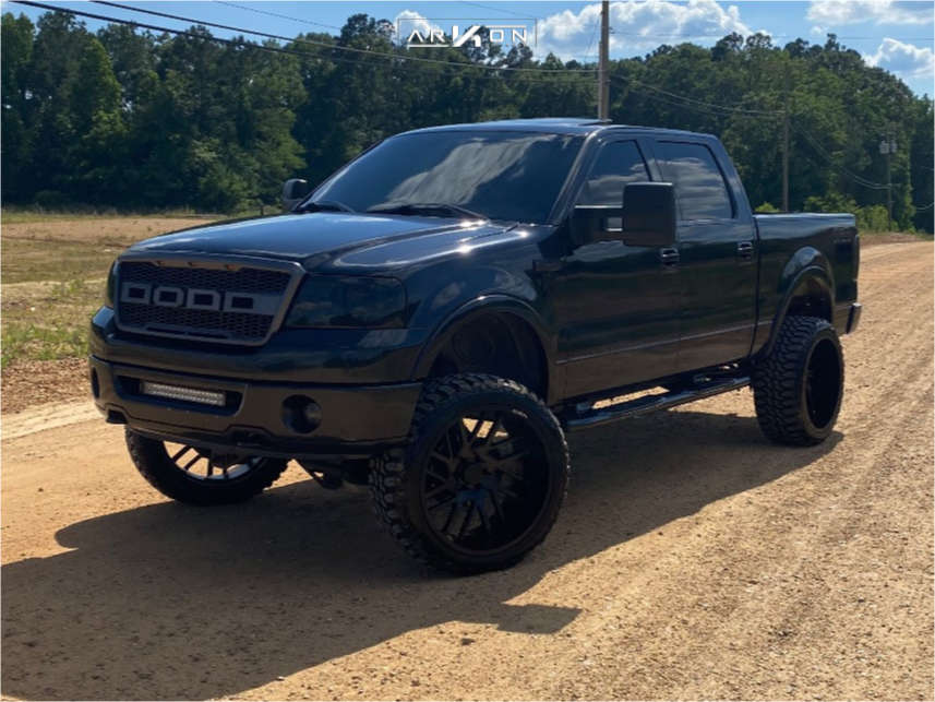 2006 Ford F-150 Wheel Offset Aggressive > 1" Outside Fender Suspension ...