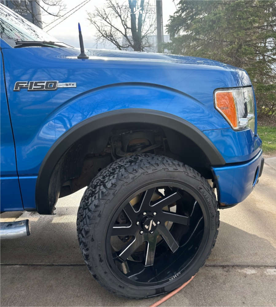 2012 Ford F-150 Wheel Offset Super Aggressive 3"-5" Leveling Kit ...