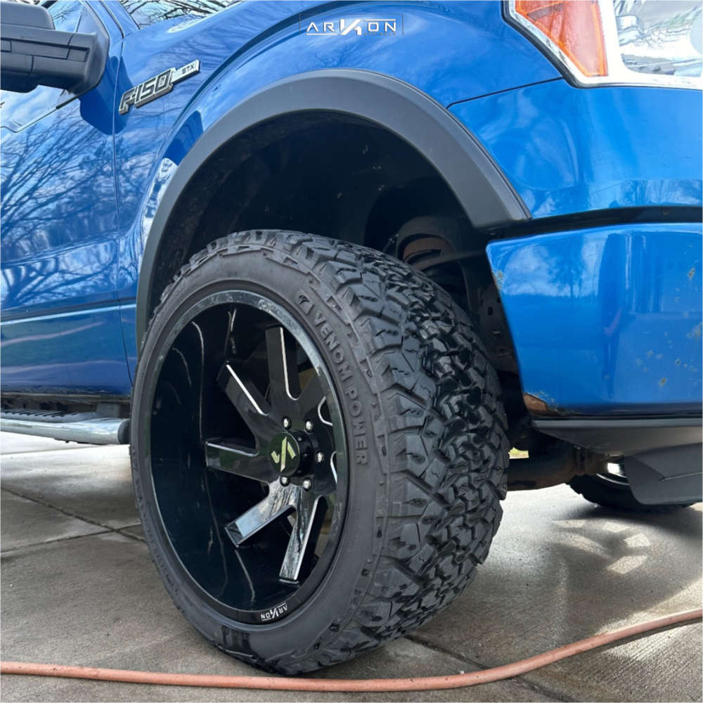 2012 Ford F-150 Wheel Offset Super Aggressive 3"-5" Leveling Kit ...