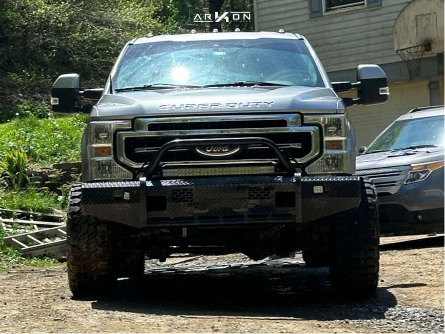 2020 Ford F-250 Super Duty Wheel Offset Aggressive > 1" Outside Fender ...