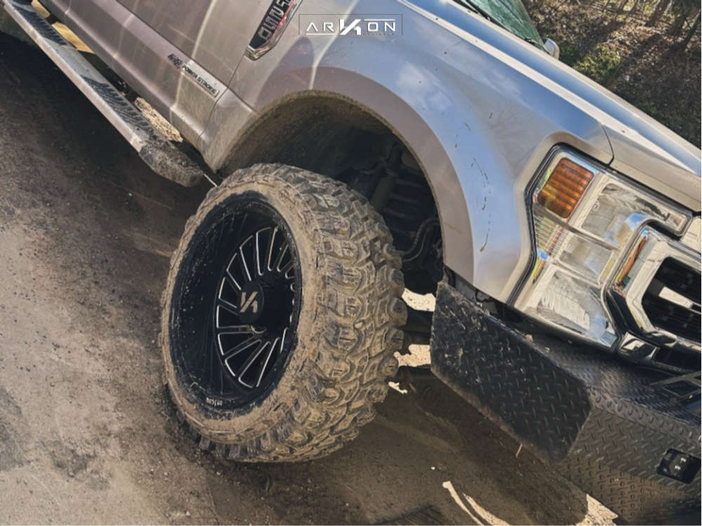 2020 Ford F-250 Super Duty Wheel Offset Aggressive > 1" Outside Fender ...