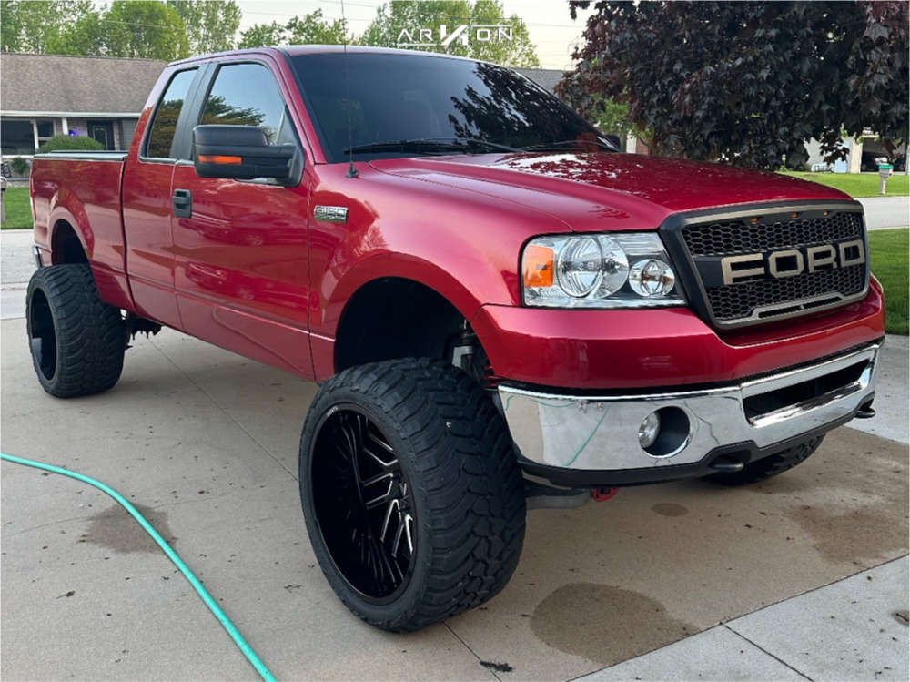 2008 Ford F-150 Wheel Offset Super Aggressive 3"-5" Suspension Lift 6 ...