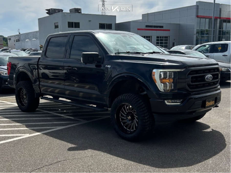 2021 Ford F-150 Wheel Offset Aggressive > 1" Outside Fender Suspension Lift 3" | 3030708 | ARKON ...