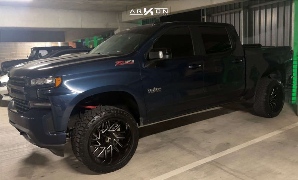 2021 Chevrolet Silverado 1500 Wheel Offset Aggressive > 1" Outside ...