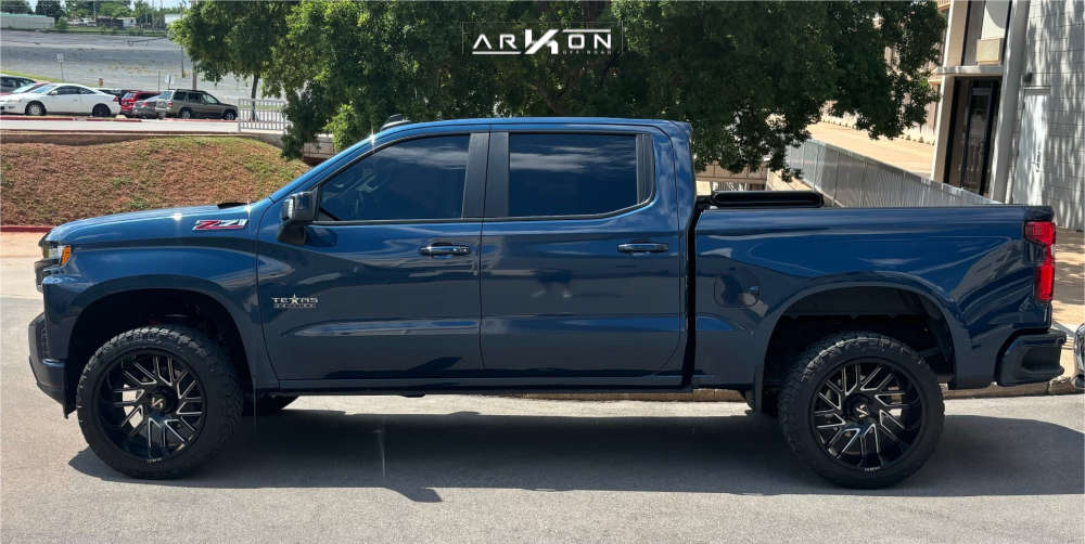 2021 Chevrolet Silverado 1500 Wheel Offset Aggressive > 1" Outside ...