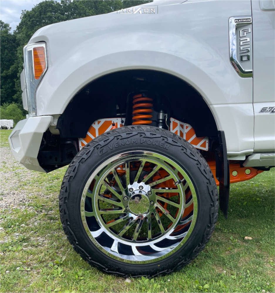 2017 Ford F-250 Super Duty Wheel Offset Super Aggressive 3"-5 ...