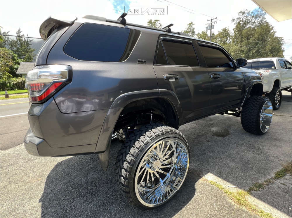 2022 Toyota 4Runner Wheel Offset Hella Stance >5" Suspension Lift 10 ...