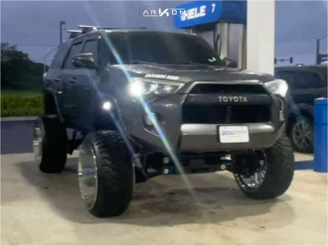 2022 Toyota 4Runner Wheel Offset Hella Stance >5" Suspension Lift 10 ...