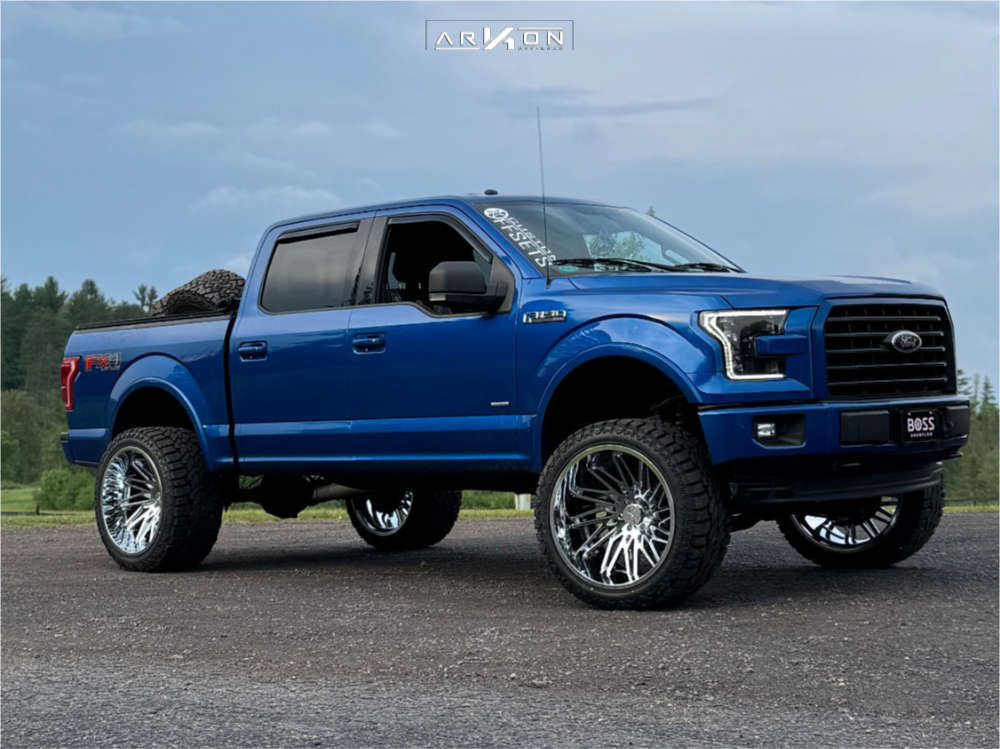 2017 Ford F-150 Wheel Offset Super Aggressive 3"-5" Suspension Lift 6 ...