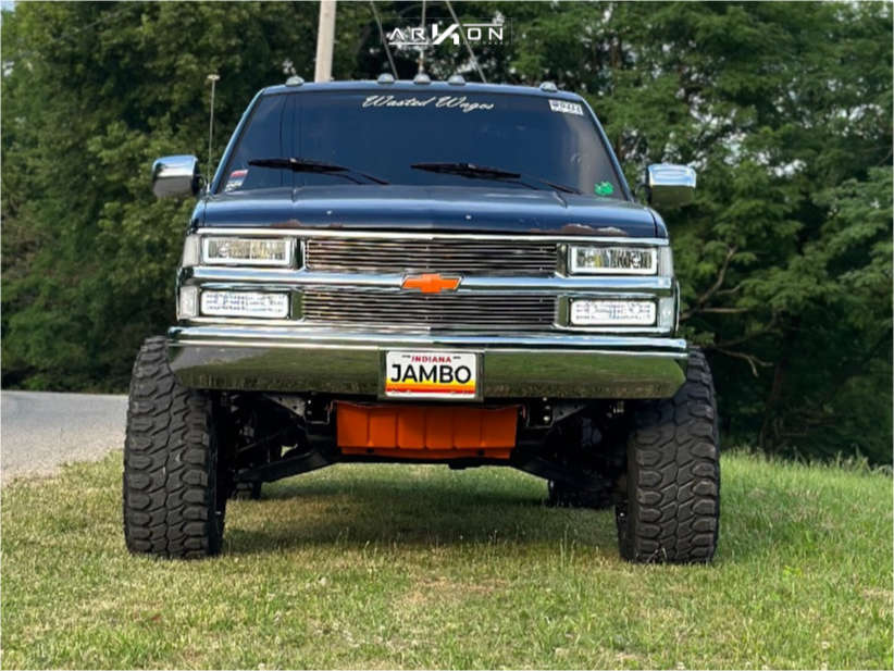 1989 Chevrolet K2500 Wheel Offset Super Aggressive 3"-5" Body Lift 3 ...