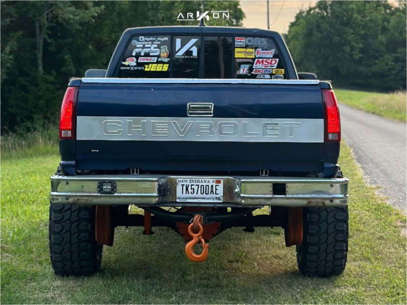 1989 Chevrolet K2500 Wheel Offset Super Aggressive 3"-5" Body Lift 3 ...