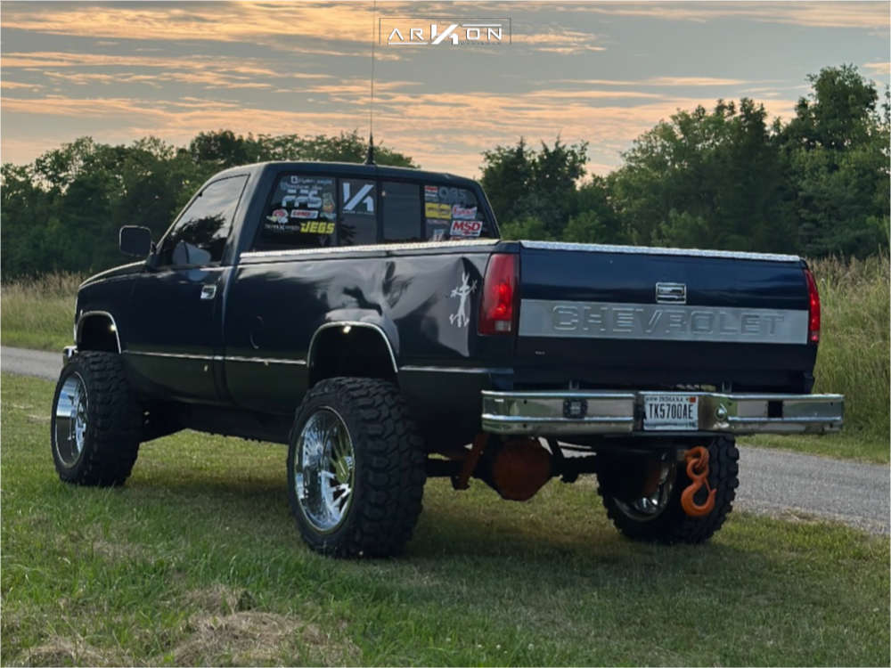 1989 Chevrolet K2500 Wheel Offset Super Aggressive 3"-5" Body Lift 3 ...