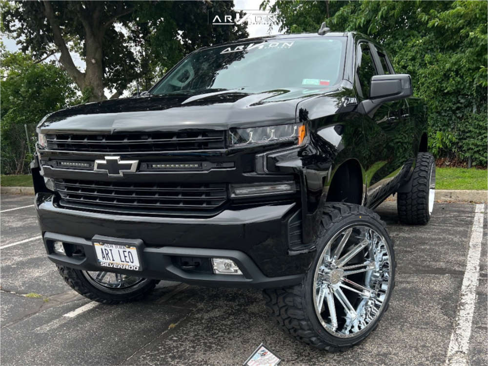 2020 Chevrolet Silverado 1500 Wheel Offset Super Aggressive 3"-5 ...