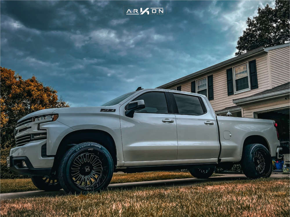 2019 Chevrolet Silverado 1500 Wheel Offset Super Aggressive 3"-5 ...