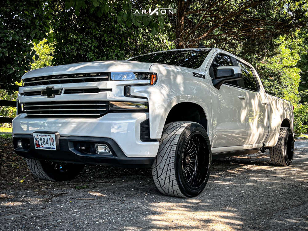 2019 Chevrolet Silverado 1500 Wheel Offset Super Aggressive 3"-5 ...