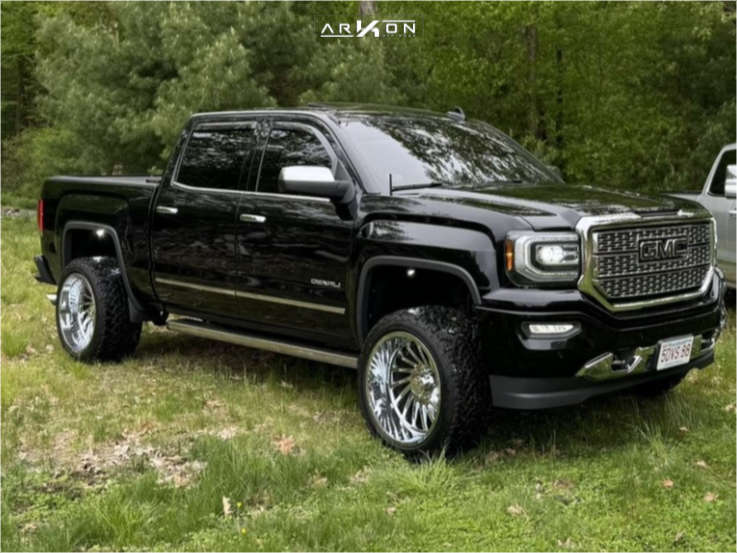2018 GMC Sierra 1500 Wheel Offset Aggressive > 1" Outside Fender ...