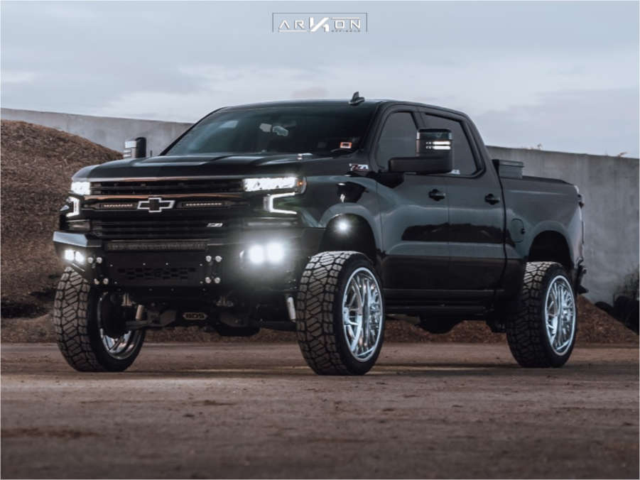 2021 Chevrolet Silverado 1500 Wheel Offset Aggressive > 1" Outside ...