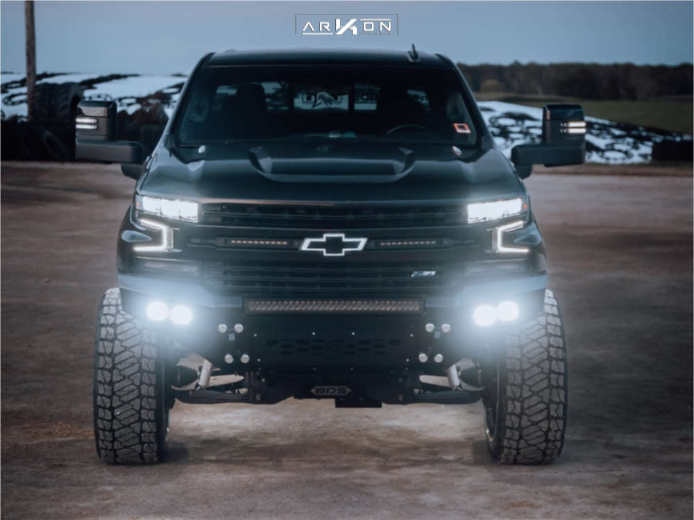 2021 Chevrolet Silverado 1500 Wheel Offset Aggressive > 1" Outside ...