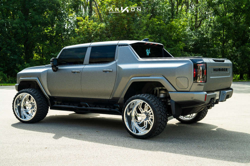 2024 GMC Hummer EV Pickup Wheel Offset Hella Stance >5" Stock | 3128447 ...