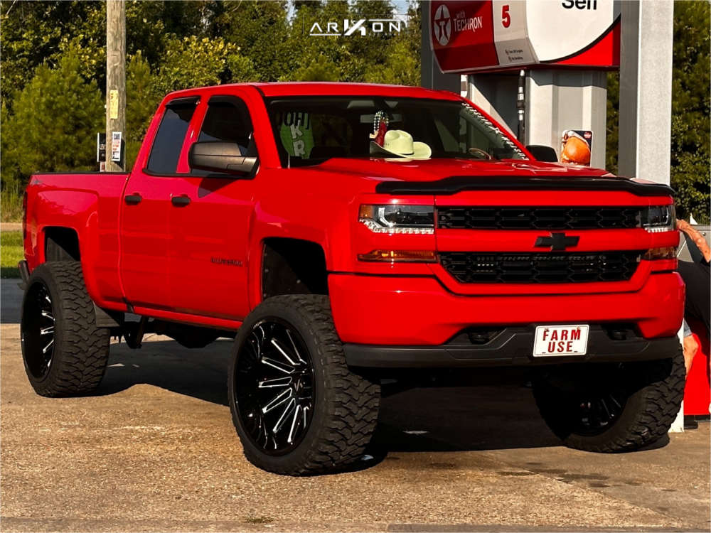 2017 Chevrolet Silverado 1500 Wheel Offset Super Aggressive 3"-5 ...