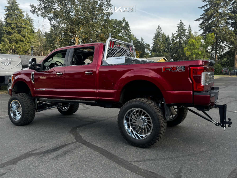 2018 Ford F-350 Super Duty Wheel Offset Hella Stance >5" Suspension ...