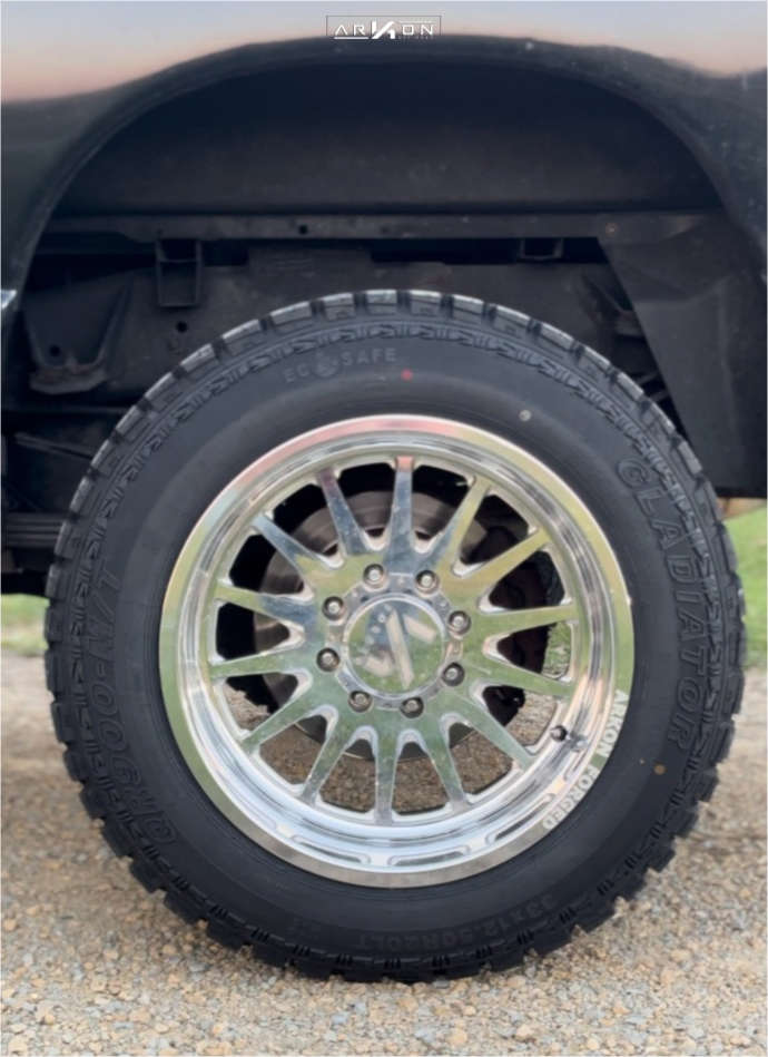 2005 Dodge Ram 3500 Wheel Offset Aggressive > 1" Outside Fender Stock ...