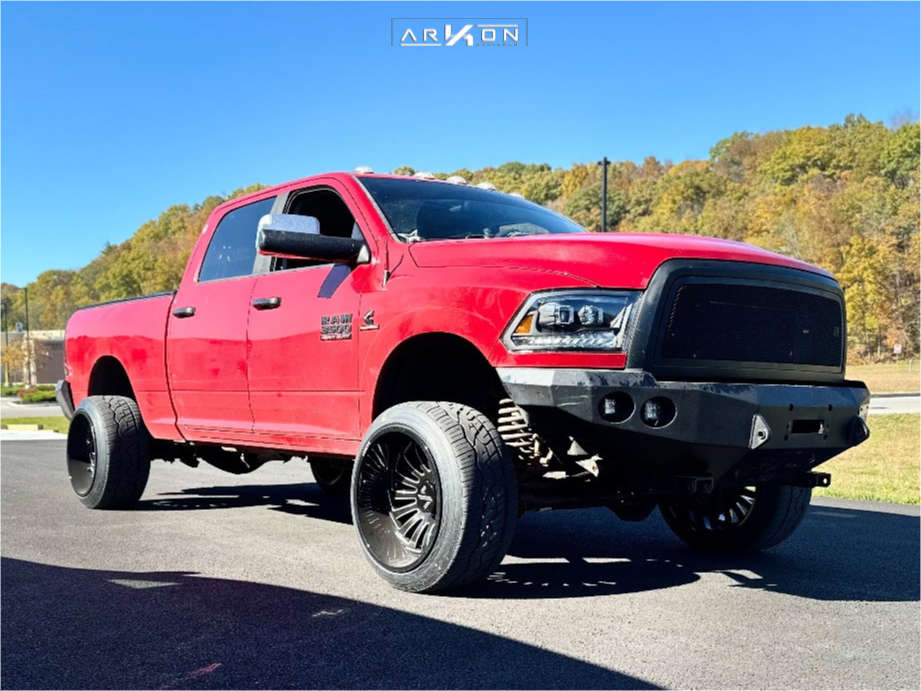 2012 Ram 3500 Wheel Offset Hella Stance >5" Suspension Lift 3 ...
