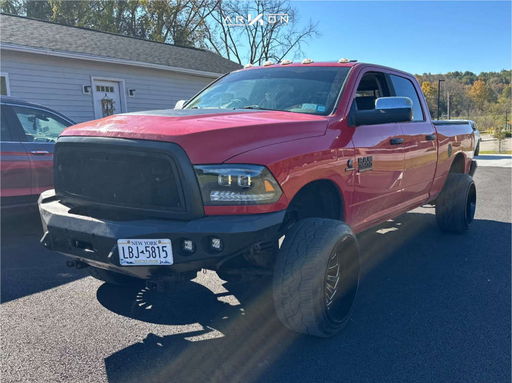 2012 Ram 3500 Wheel Offset Hella Stance >5" Suspension Lift 3 ...