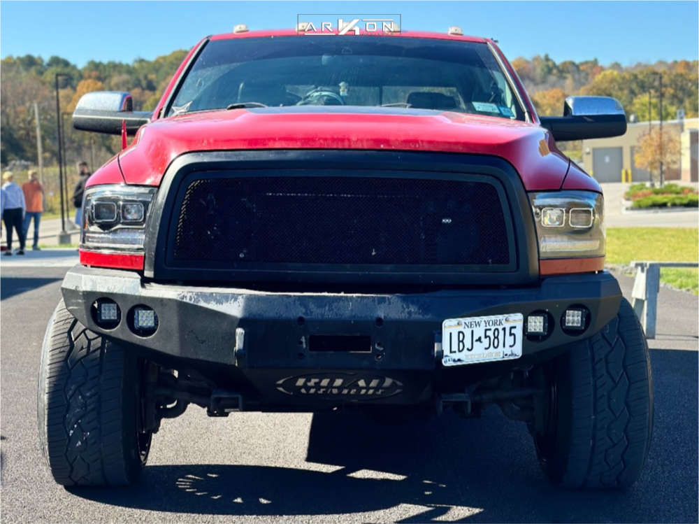 2012 Ram 3500 Wheel Offset Hella Stance >5" Suspension Lift 3 ...
