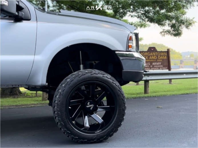 2000 Ford F-250 Super Duty Wheel Offset Super Aggressive 3"-5 ...