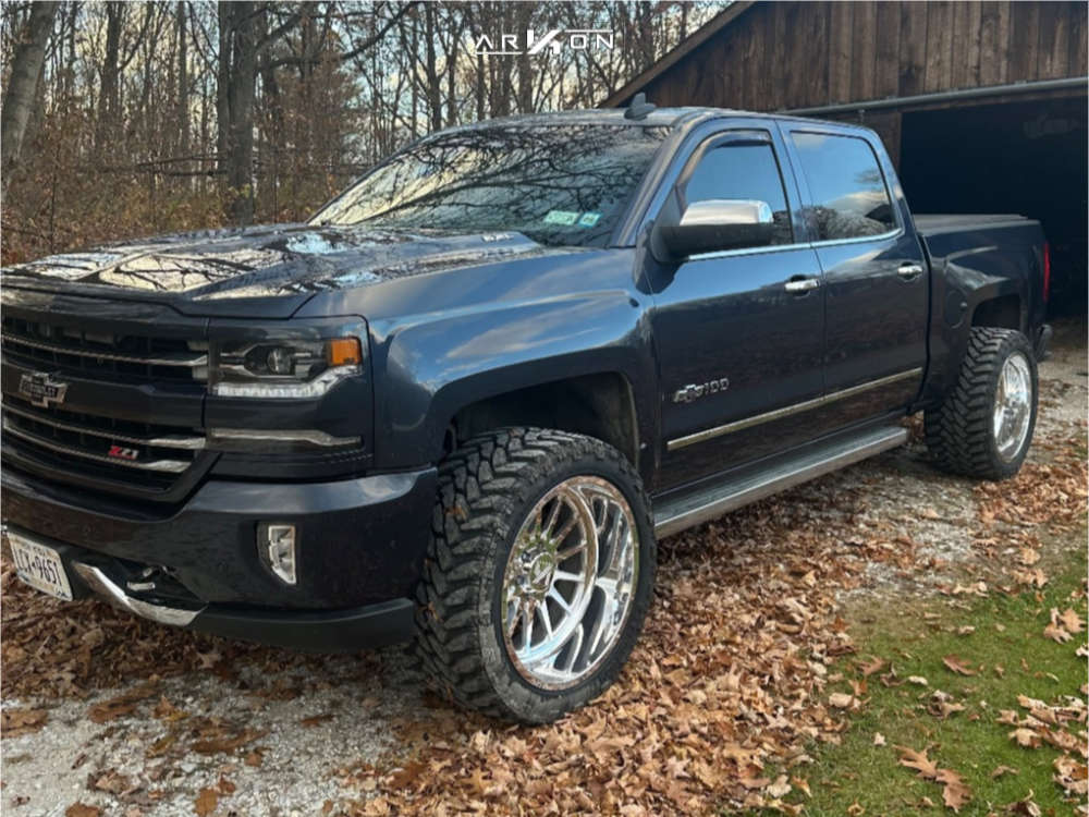 2018 Chevrolet Silverado 1500 Wheel Offset Super Aggressive 3"-5 ...