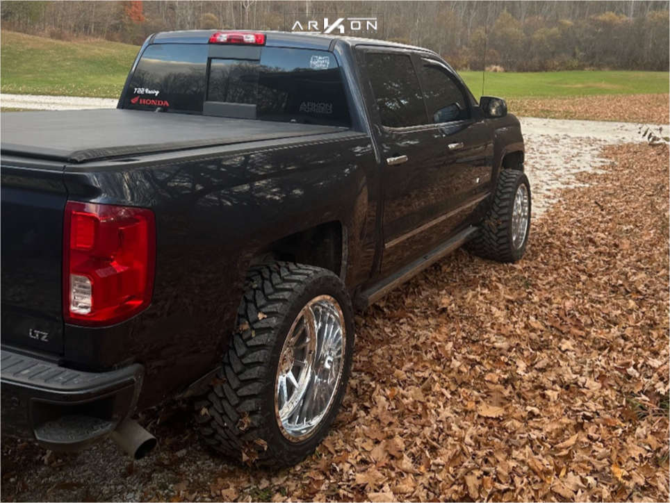 2018 Chevrolet Silverado 1500 Wheel Offset Super Aggressive 3"-5 ...