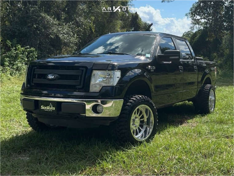 2013 Ford F-150 Wheel Offset Super Aggressive 3"-5" Suspension Lift 3 ...