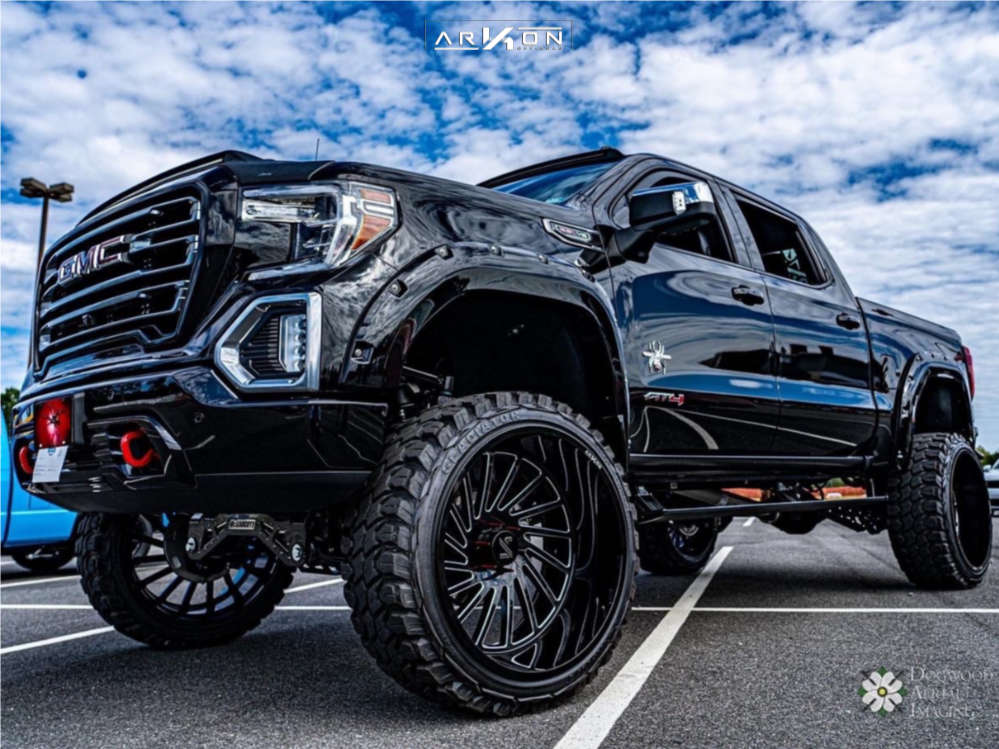 2019 GMC Sierra 1500 Wheel Offset Aggressive > 1" Outside Fender ...