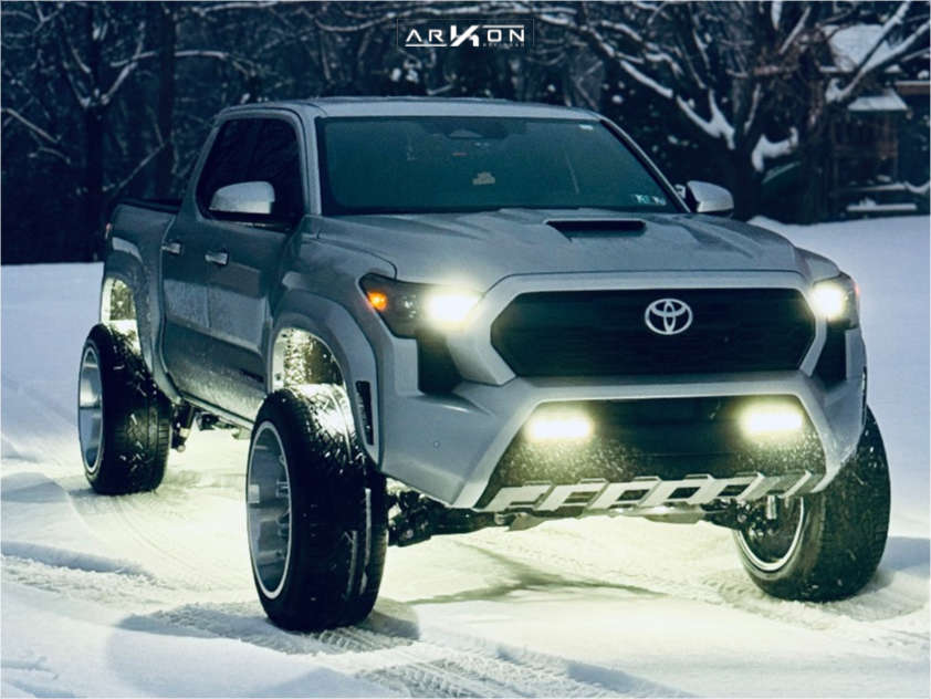 2024 Toyota Tacoma Wheel Offset Aggressive > 1" Outside Fender Suspension Lift 2.5" | 3204494 ...