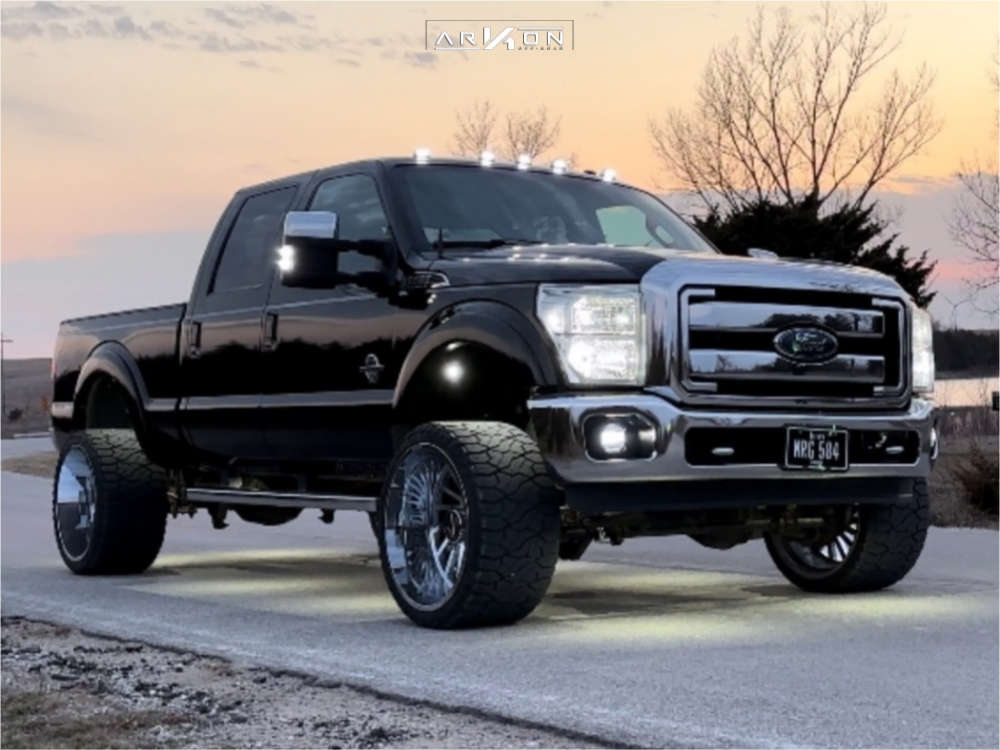 2014 Ford F-250 Super Duty Wheel Offset Super Aggressive 3"-5 ...