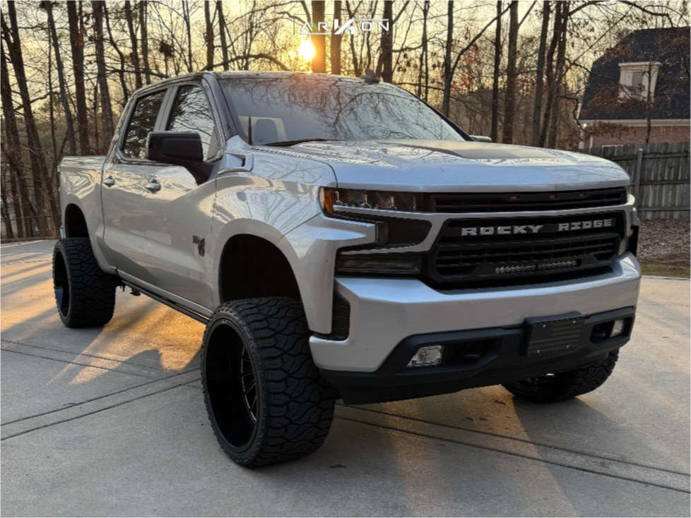 2021 Chevrolet Silverado 1500 Wheel Offset Aggressive > 1" Outside ...
