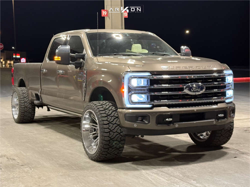 2023 Ford F-350 Super Duty Wheel Offset Super Aggressive 3"-5" Leveling ...