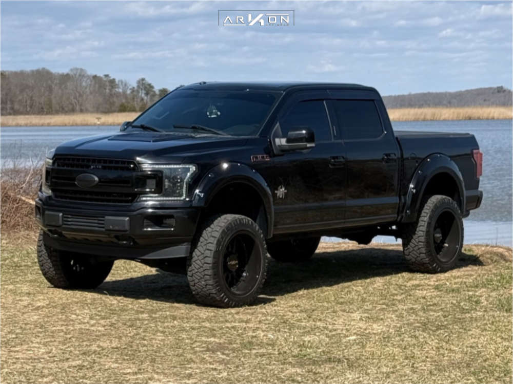 2018 Ford F-150 Wheel Offset Aggressive > 1" Outside Fender Suspension ...