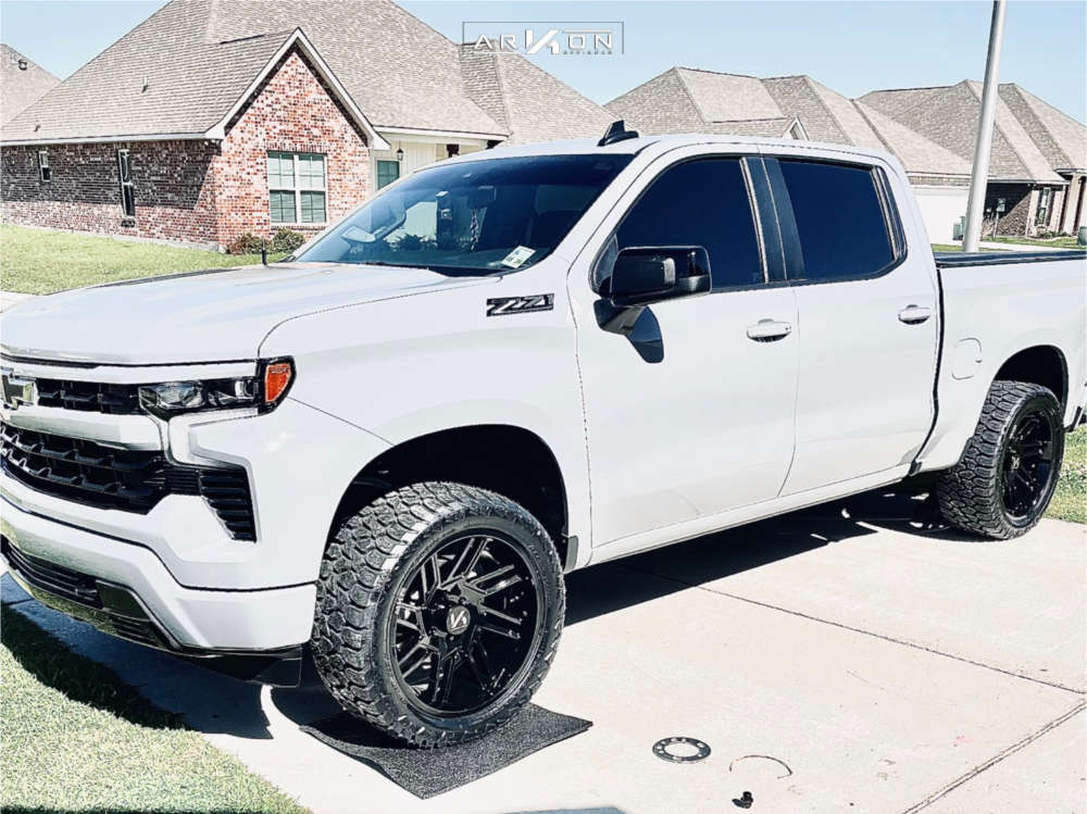 2024 Chevrolet Silverado 1500 Wheel Offset Aggressive > 1" Outside ...